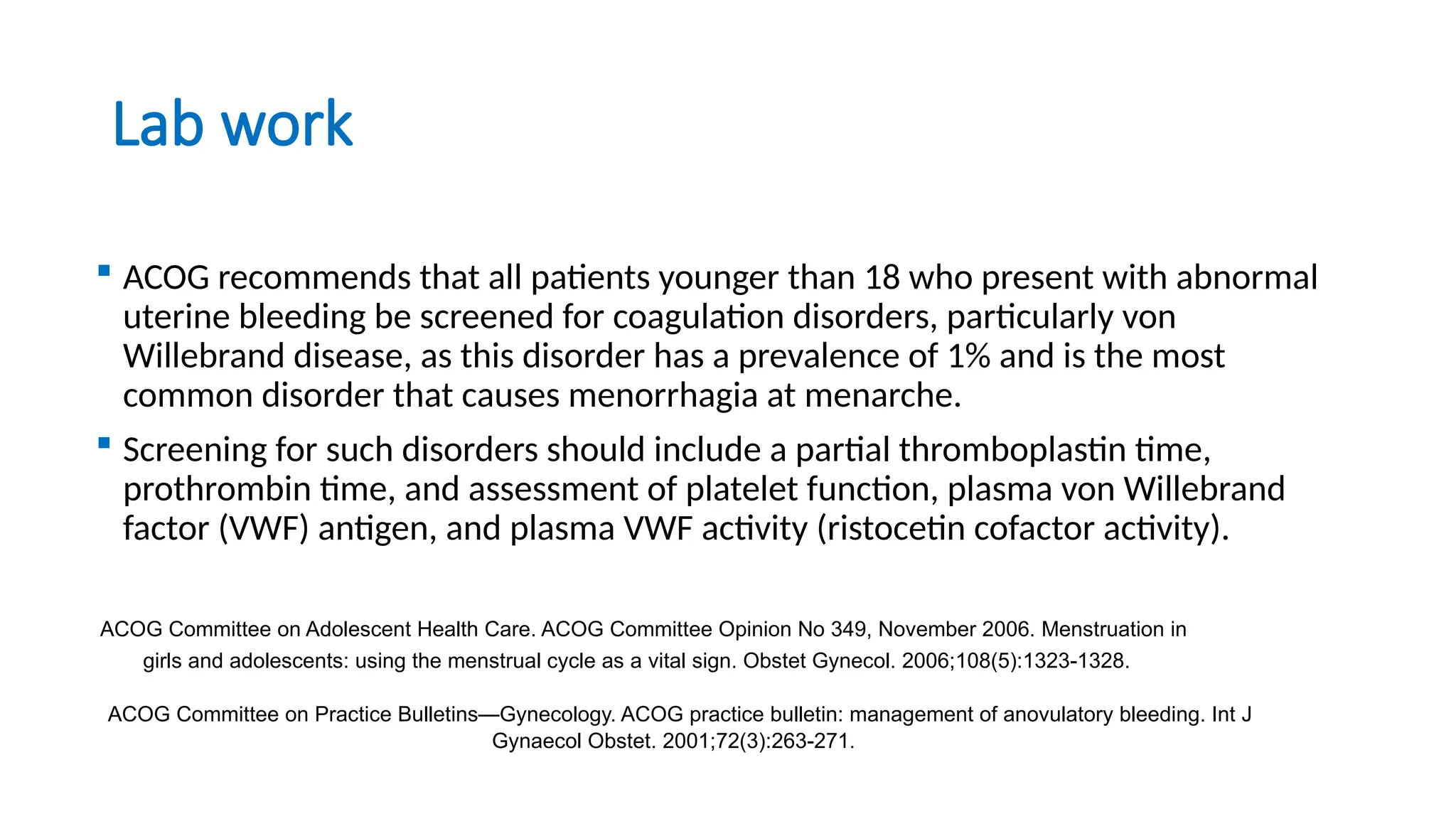 Adolescent AUB: Causes, Diagnosis & Management | Comprehensive Guide | PPTX