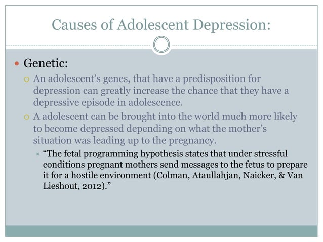 Adolescent depression | PPT