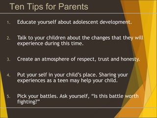 Adolescent | PPT | Reproductive Health | Diseases and Conditions