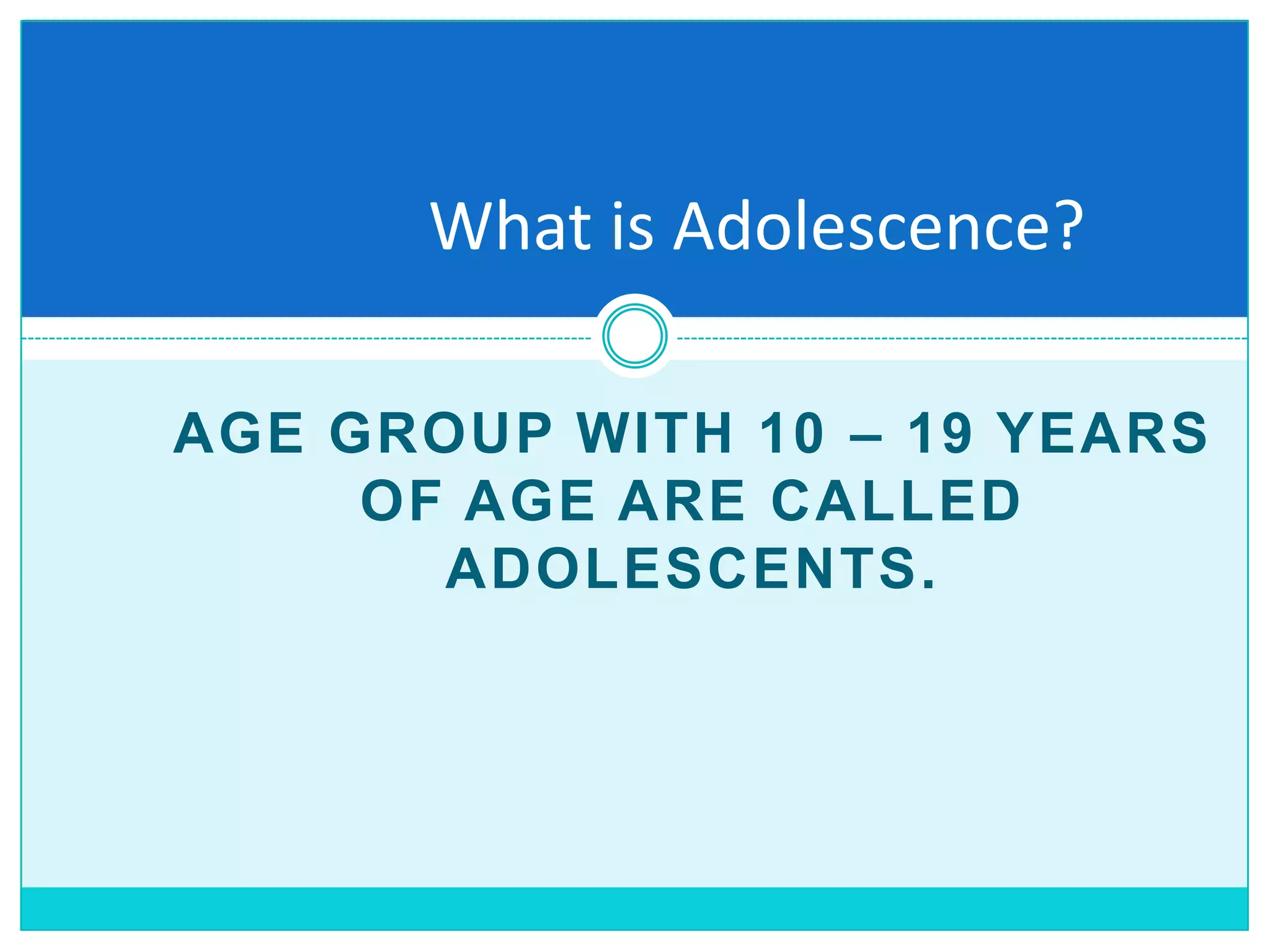 Adolescent education programme (A Guidebook for Teachers on special ...