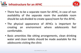 Adolescent Friendly Health Clinics (AFHC) | PPTX
