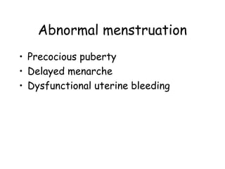 Adolescent gynecology | PPT