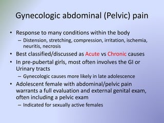 Adolescent gynecology ucaya | PPTX