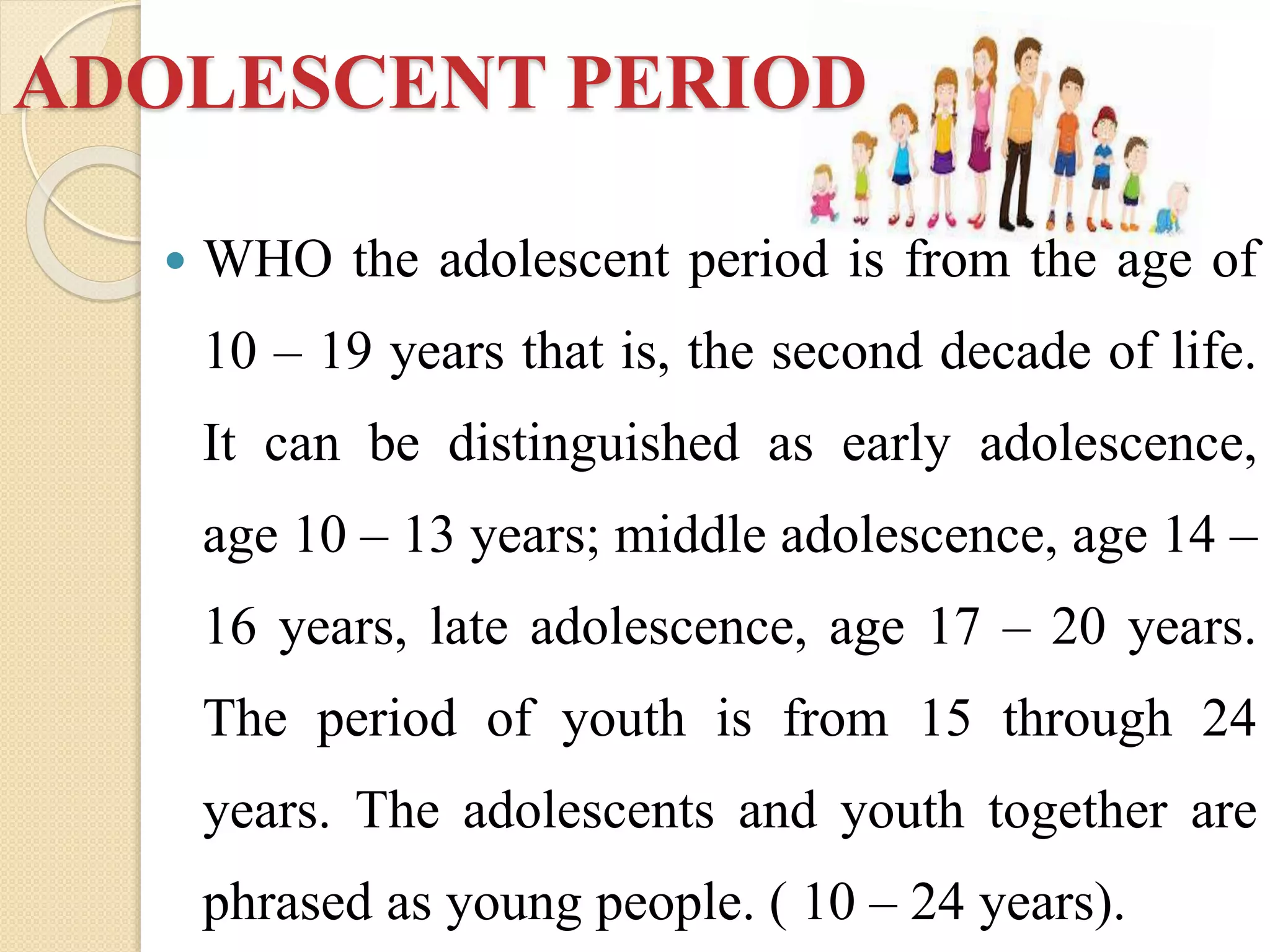 ADOLESCENT HEALTH.pptx second year.pptx | Parenting Teens | Parenting