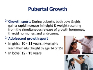 Adolescent Health including Pubertal Growth.ppt