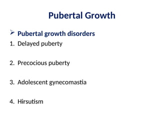 Adolescent Health including Pubertal Growth.ppt