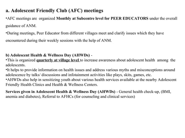 Adolescent Health Orientation and Health care | PPT
