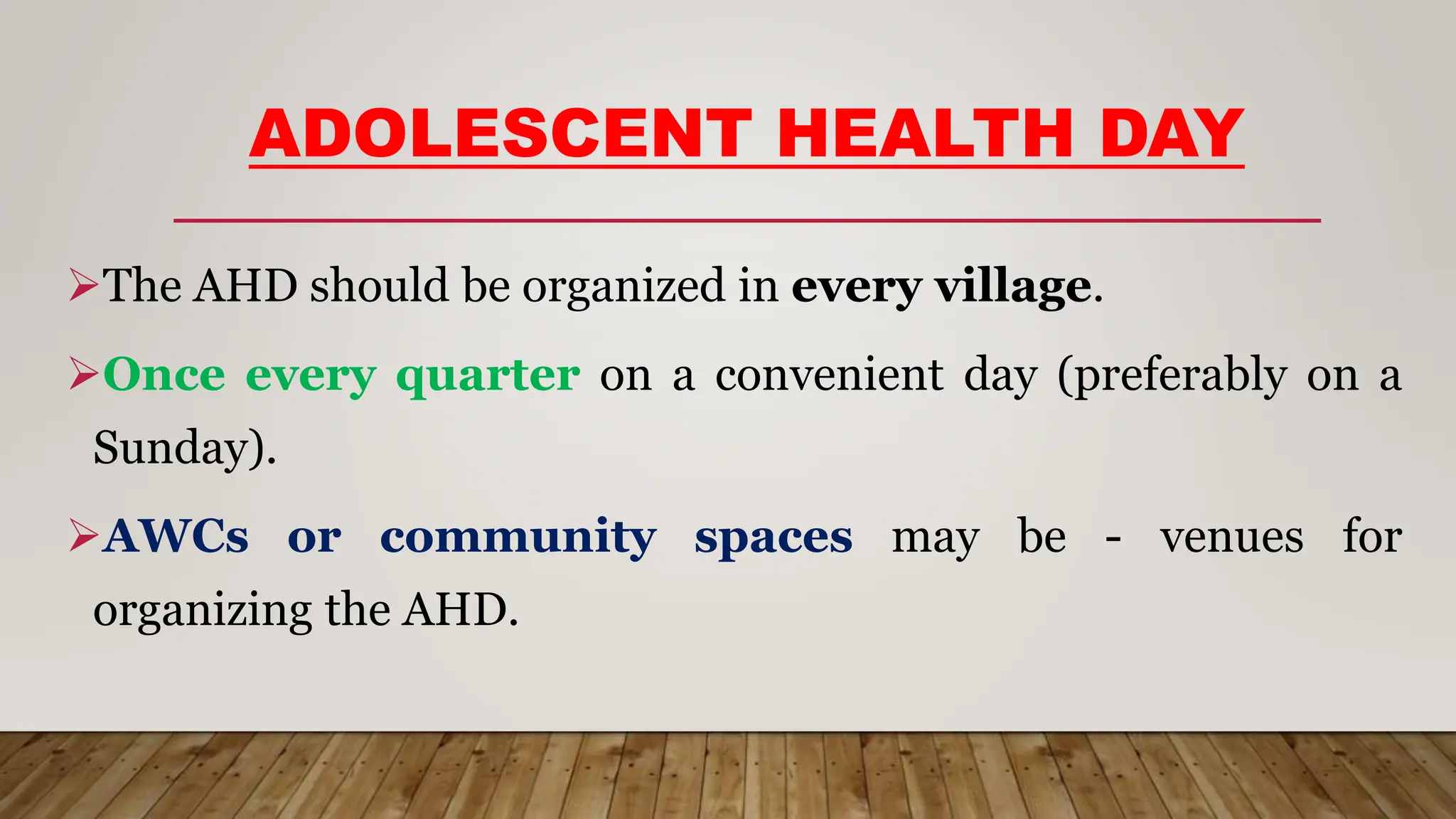 adolescent health programme .pptx