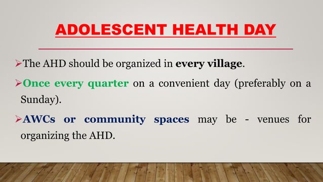 adolescent health programme .pptx