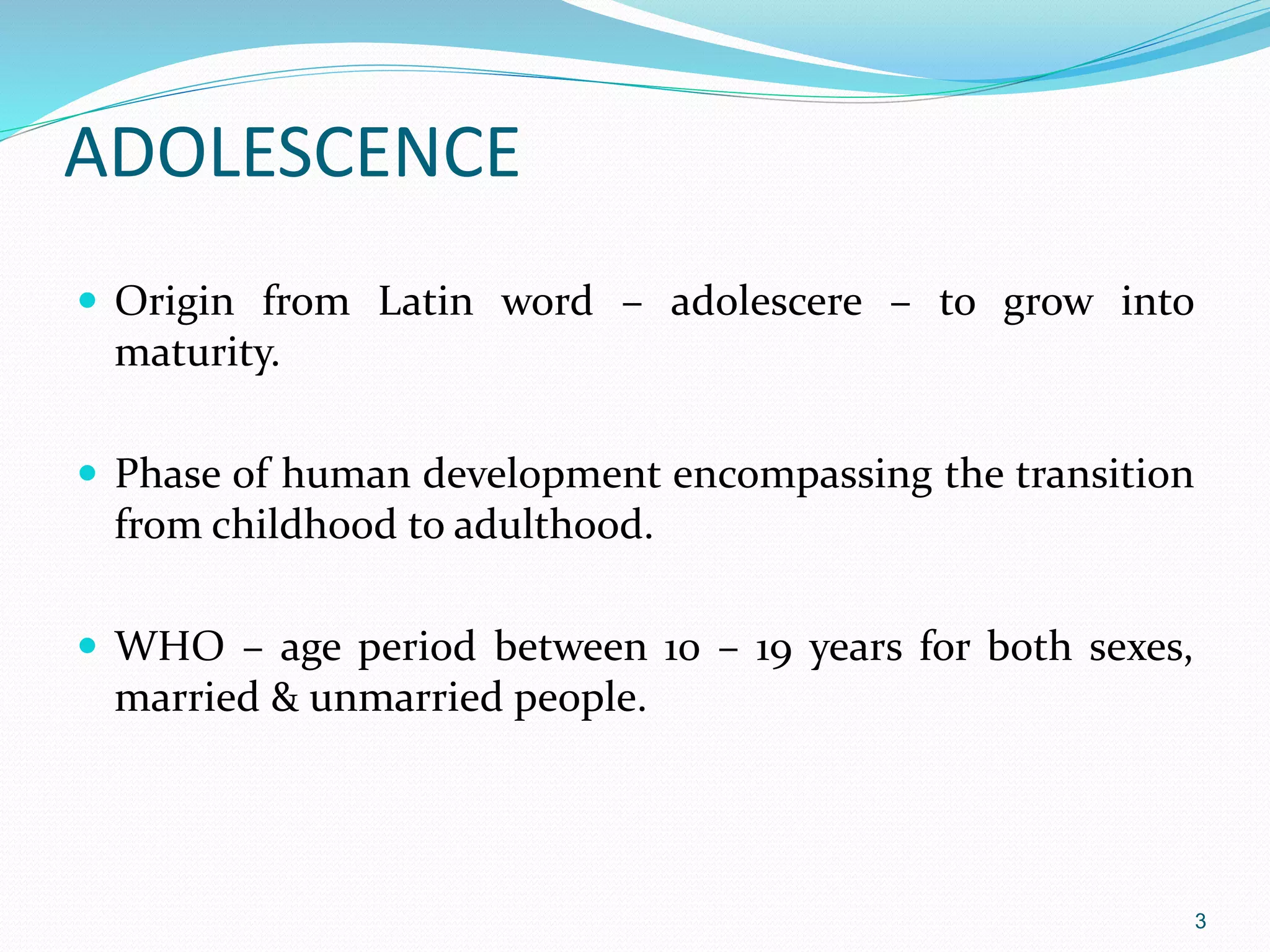 Adolescent Health | PPTX