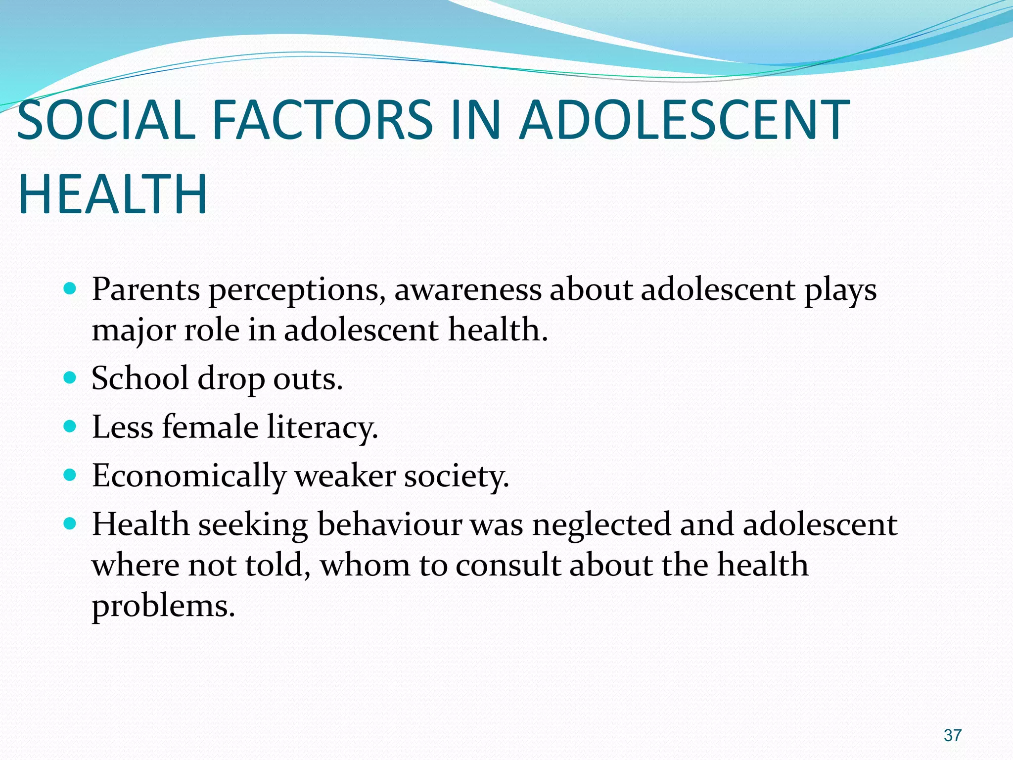 Adolescent Health | PPTX