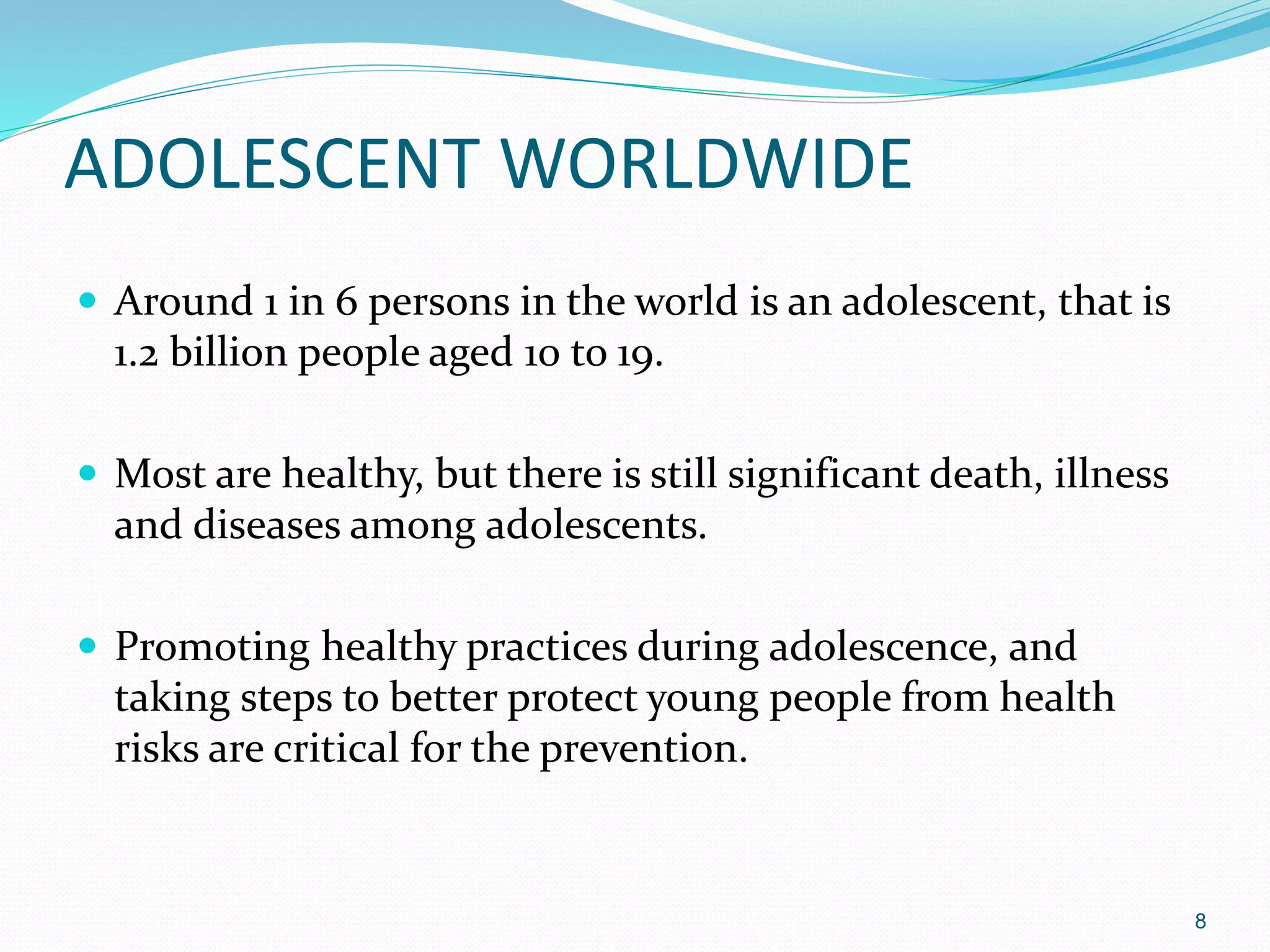 Adolescent Health | PPTX