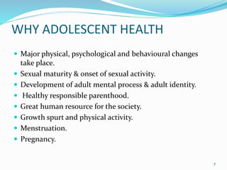 Adolescent Health | PPTX