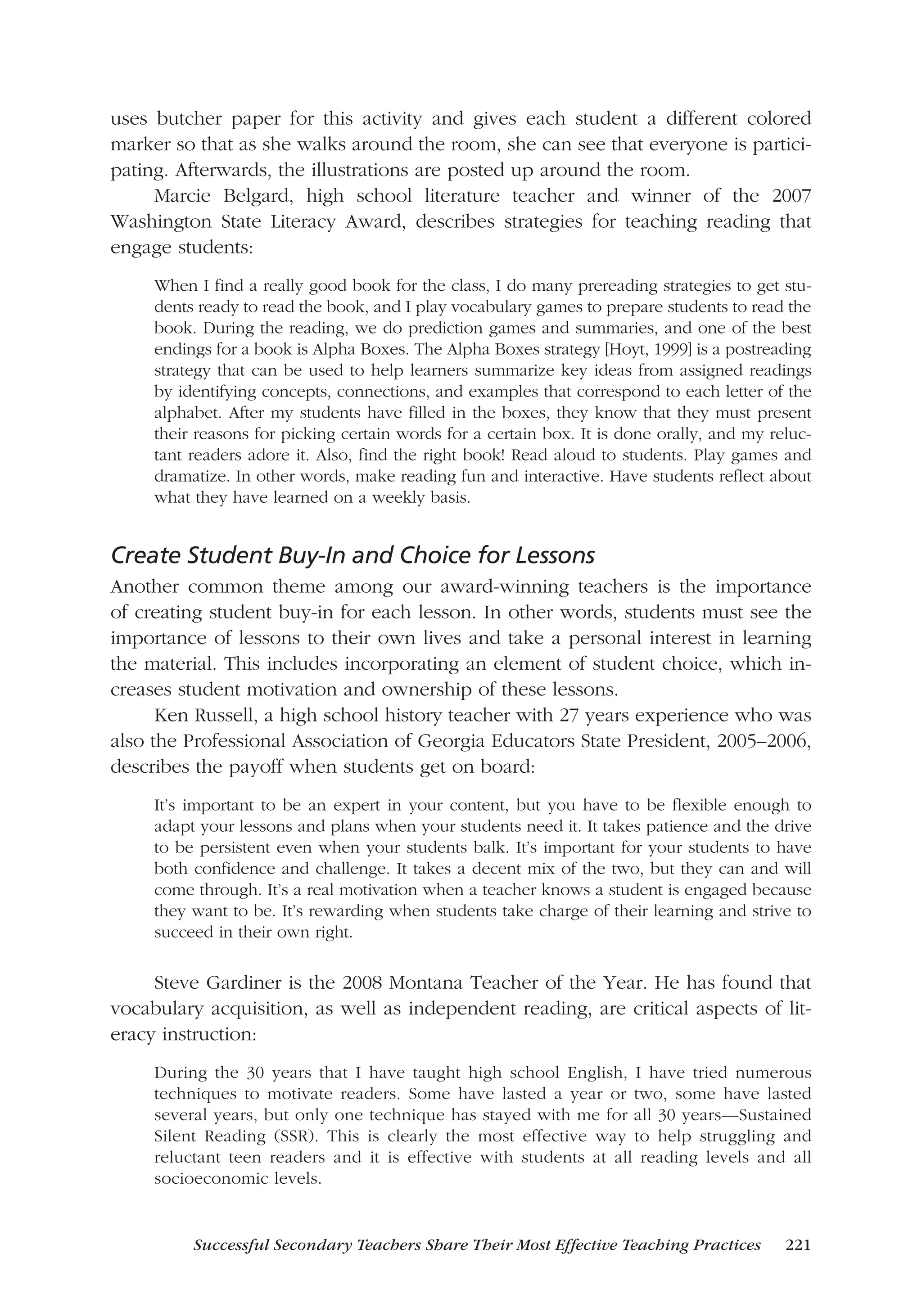 Adolescent literacy chapter 18 | PDF