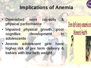 Adolescent onset anemia new | PPTX