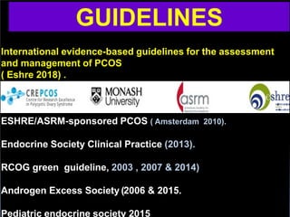Guidelines For Management Of Adolescent PCOS | PDF