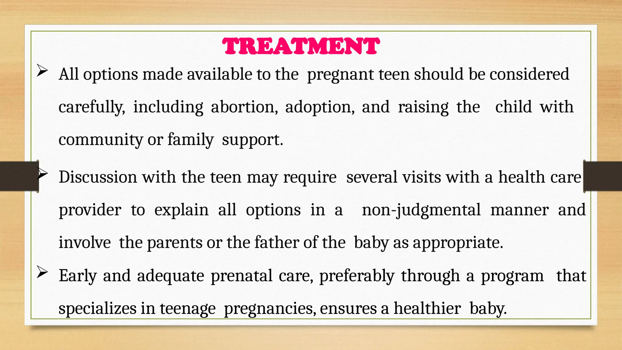 ADOLESCENT PREGNANCY.pptx TEENAGE PREGNANCY | PPTX
