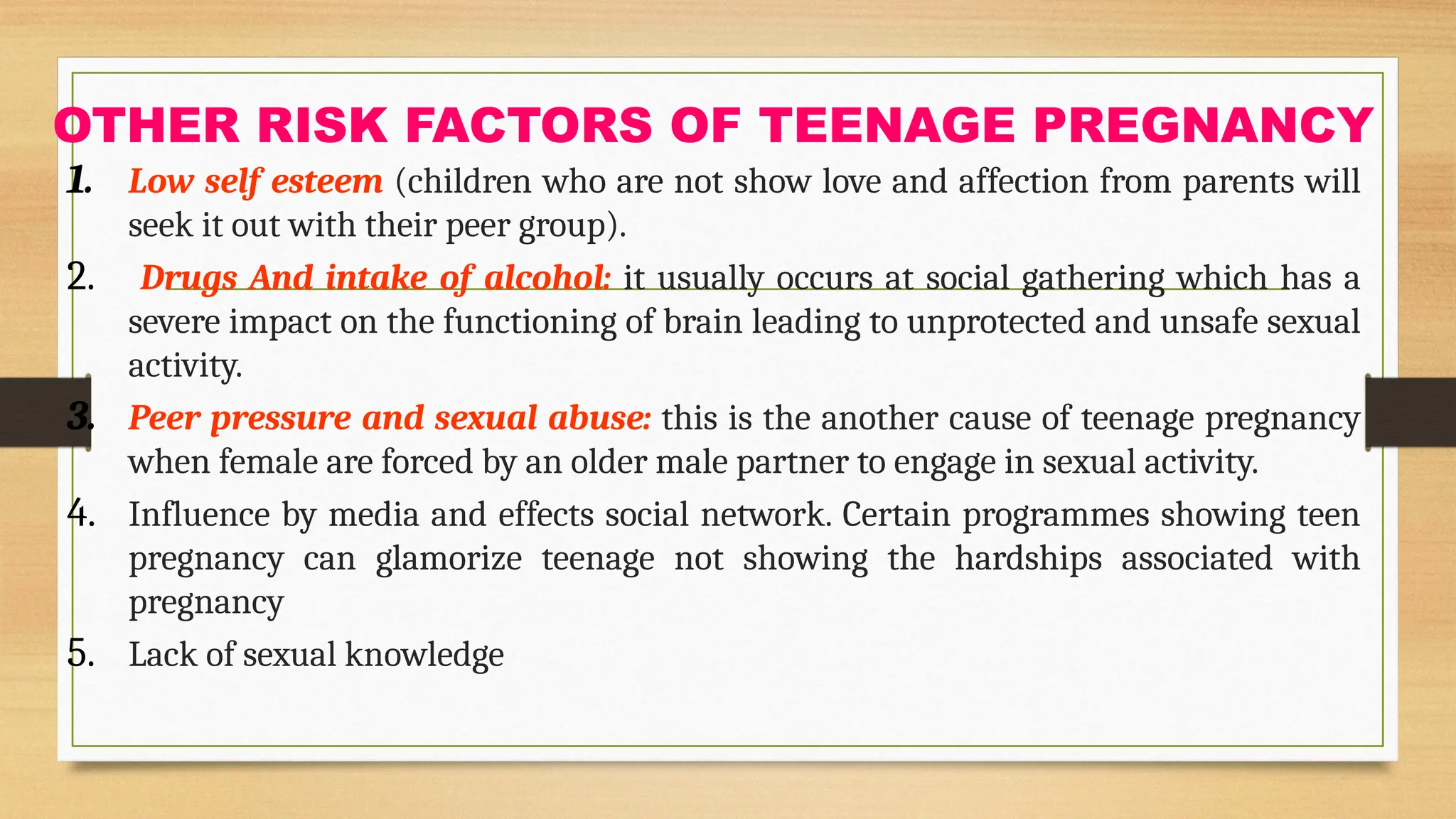 ADOLESCENT PREGNANCY.pptx TEENAGE PREGNANCY | PPTX