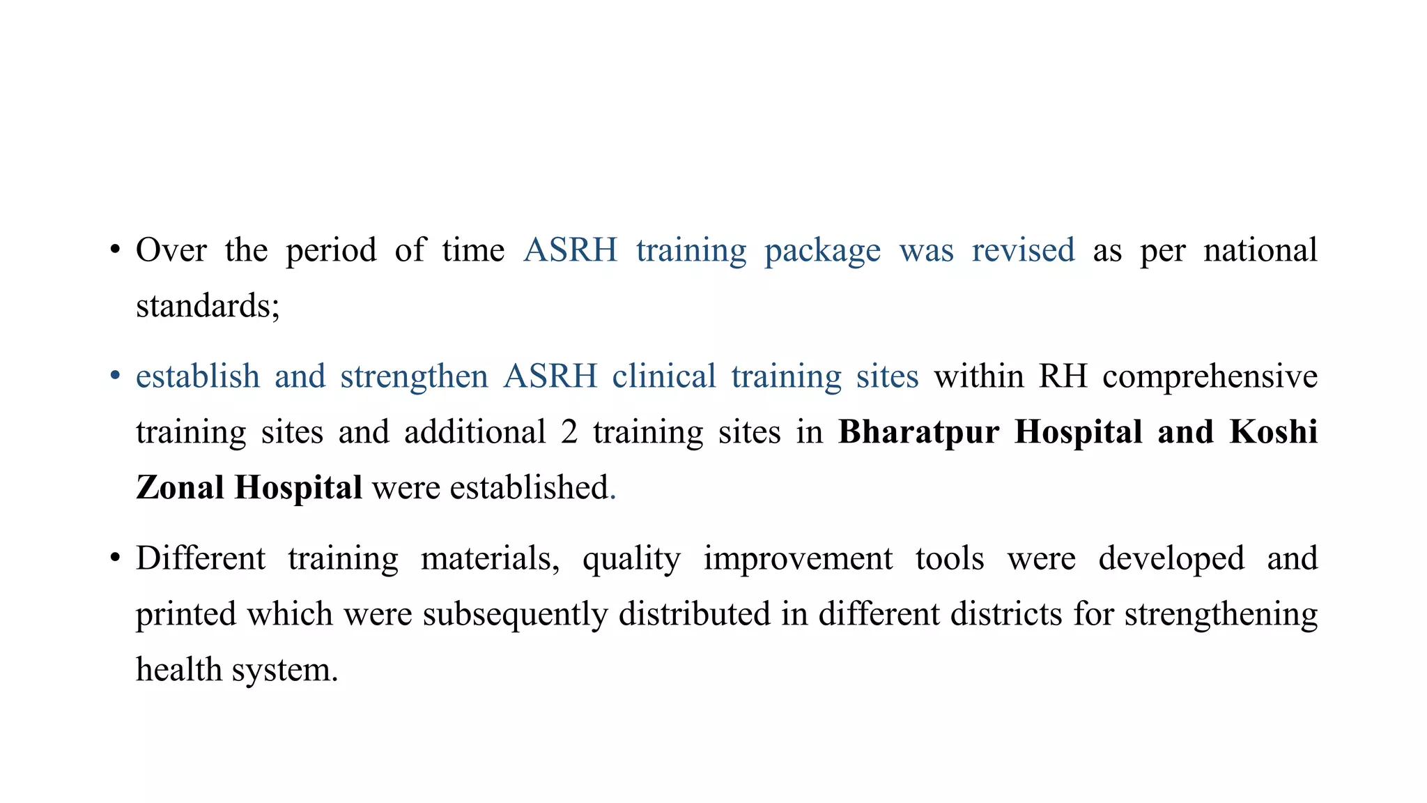 Adolescent sexual and reproductive health (ASRH) in Nepal | PPTX
