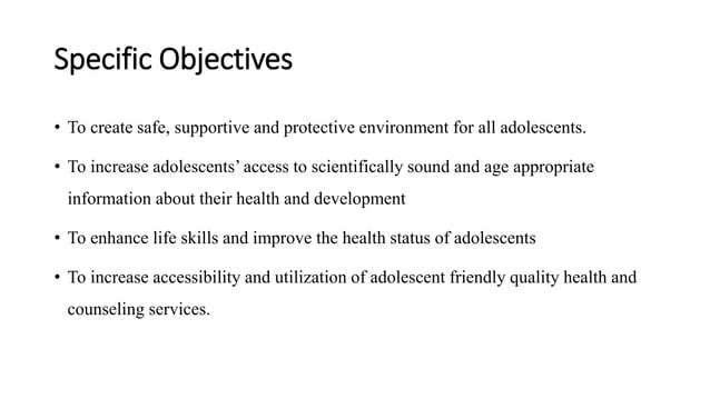 Adolescent sexual and reproductive health (ASRH) in Nepal | PPTX ...