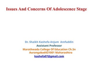 adolescent stage issues and concerns.pptx