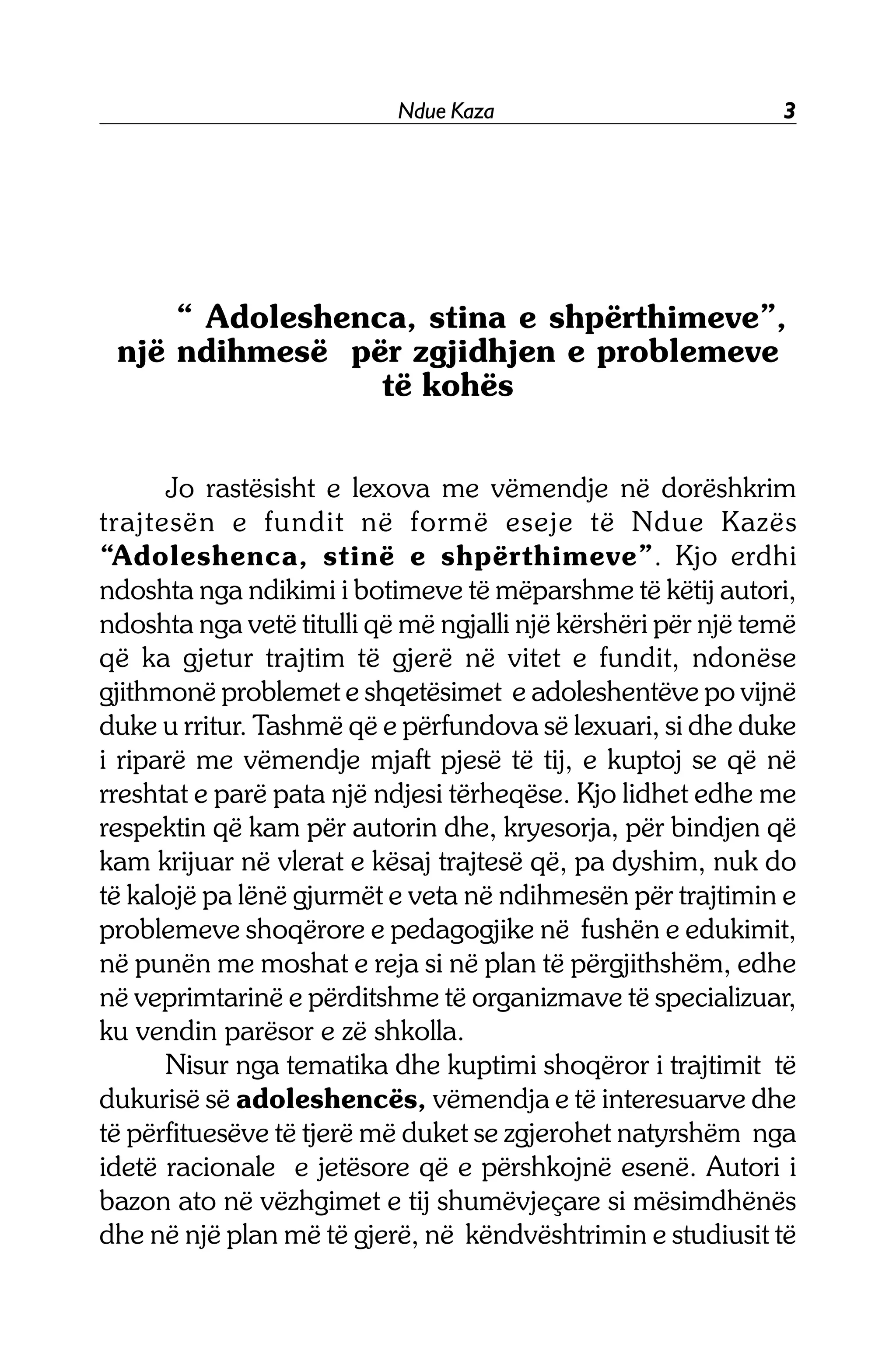 Adoleshenca nduekaza | PDF
