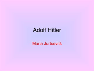 Adolf Hitler | POT