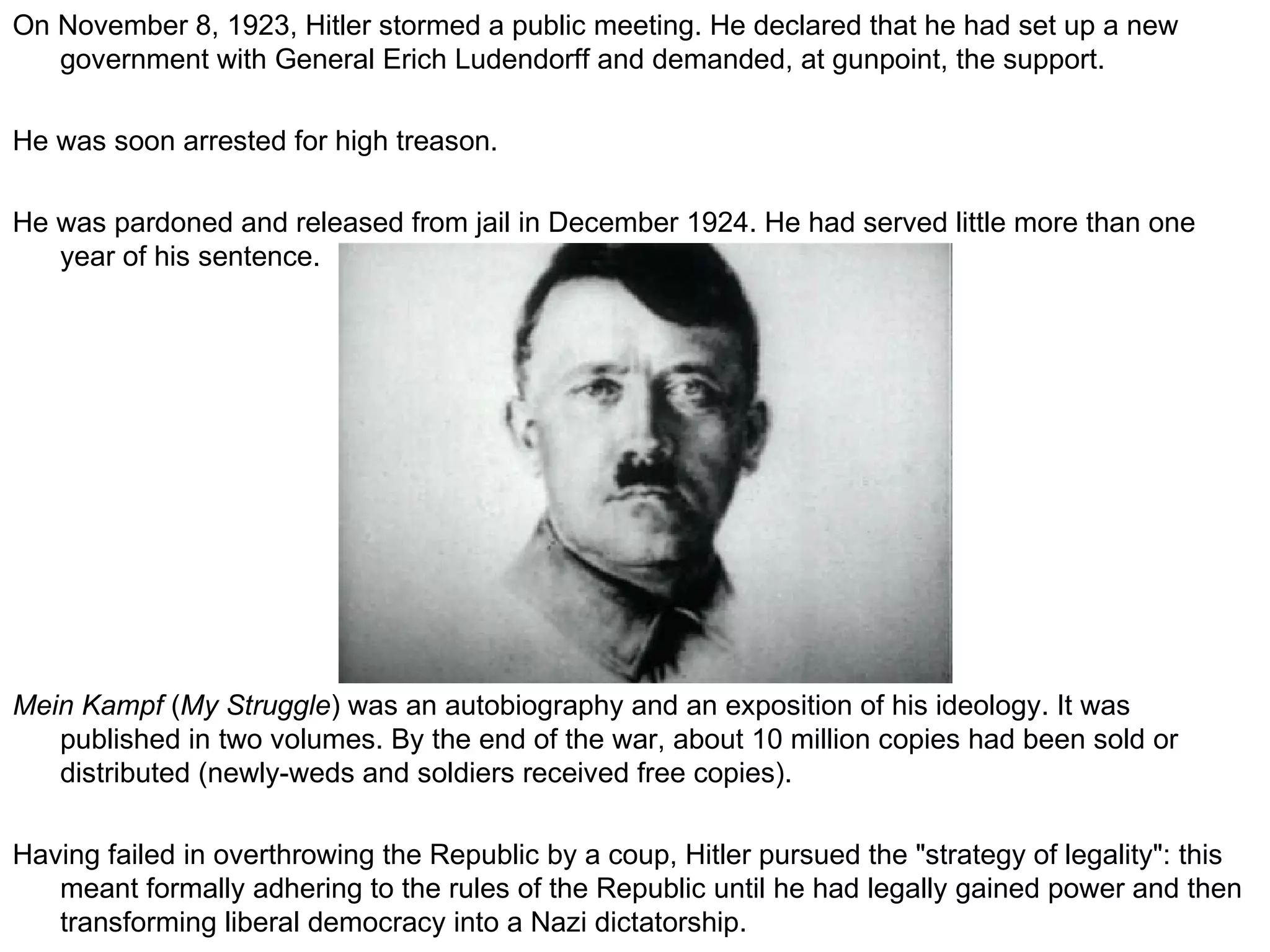 Adolf Hitler: Nazi. | PPT