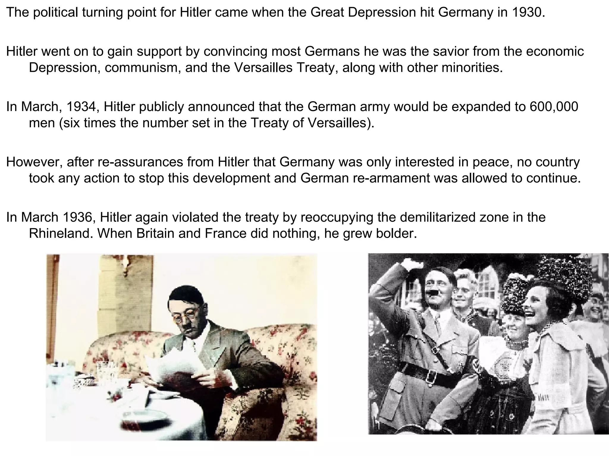 Adolf Hitler: Nazi. | PPT | War and Conflicts