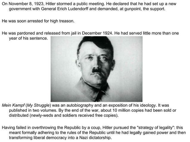 Adolf Hitler: Nazi. | PPT | War and Conflicts