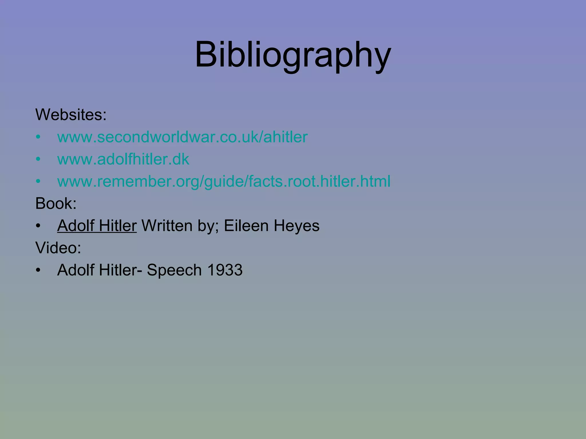 Adolf hitler | PPT