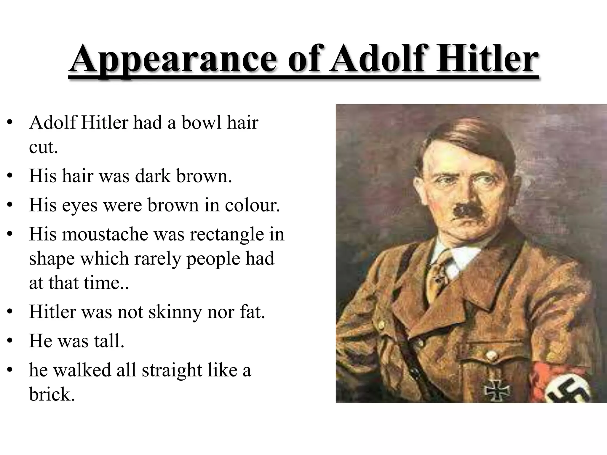 Adolf Hitler - German politician(world war I) | PPTX