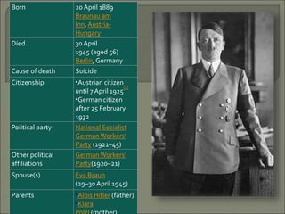 Adolf hitler | PPTX