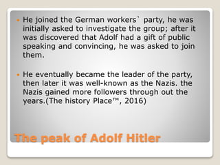 Adolf Hitler and the Nazis in the 20th.pptx