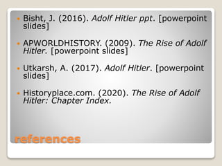 Adolf Hitler and the Nazis in the 20th.pptx