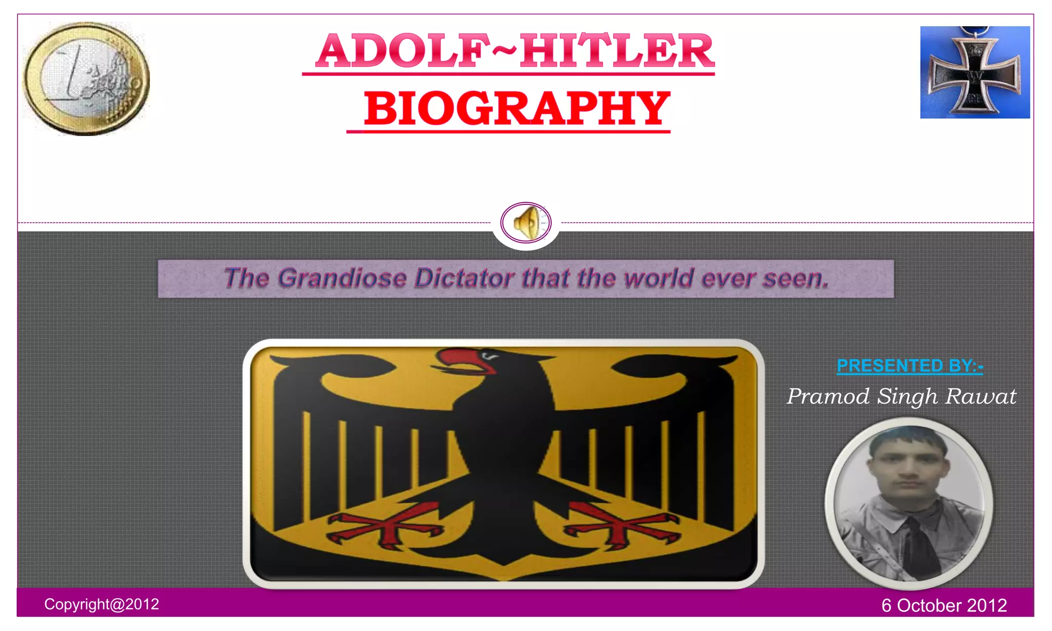 Adolf Hitler Biography | PPTX