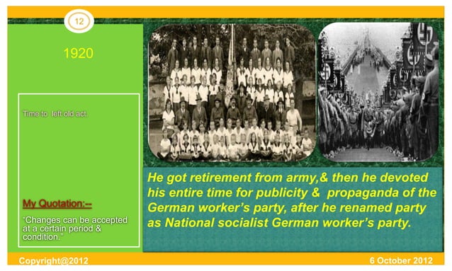 Adolf Hitler Biography | PPTX