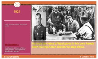 Adolf Hitler Biography | PPTX