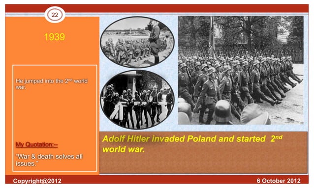 Adolf Hitler Biography | PPTX