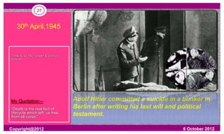 Adolf Hitler Biography | PPTX