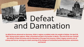 Adolf Hitler Slides.pptx and history to adolf hitler | PPTX