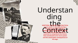 Adolf Hitler Slides.pptx and history to adolf hitler | PPTX