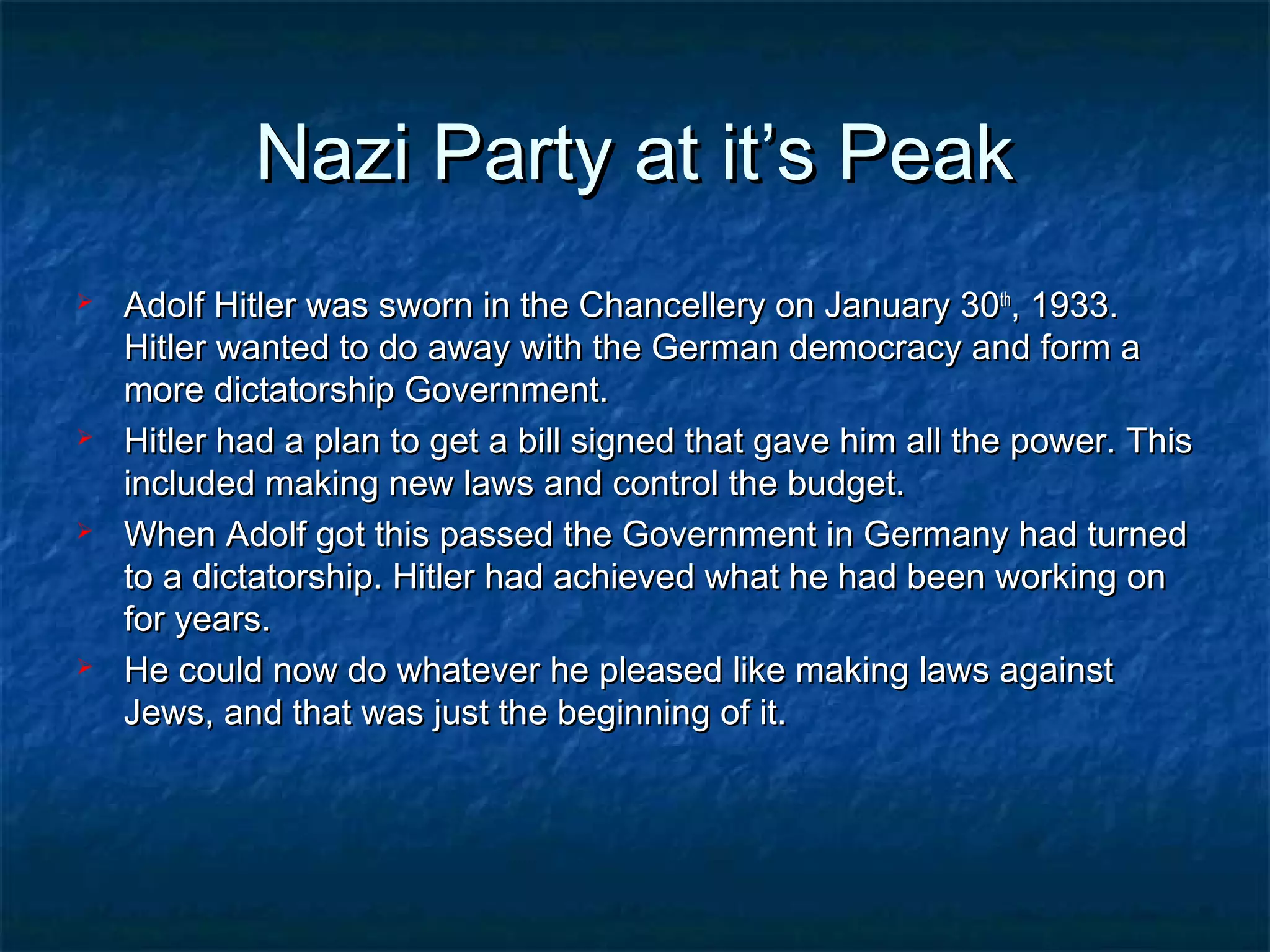 Adolf hitler's life | PPT