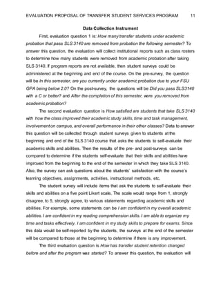 Program Evaluation Proposal | DOCX