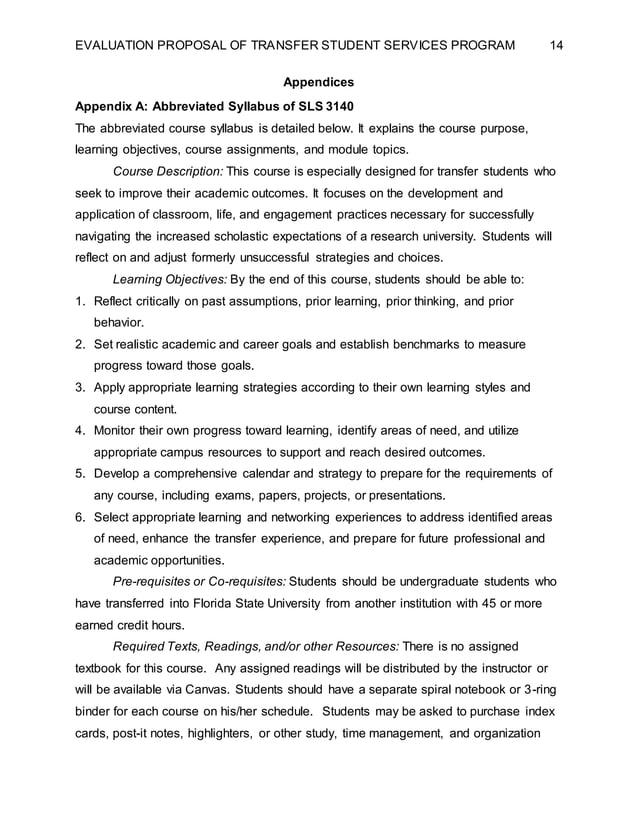 Program Evaluation Proposal | DOCX | Undergraduate Education | College ...