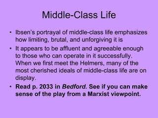 A doll house drama | PPT