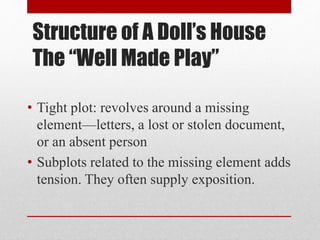 A doll’s house by Henrik Ibsen | PPTX