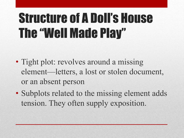 A doll’s house by Henrik Ibsen | PPTX | Classical Music | Music