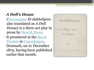 A Doll's House | PPT