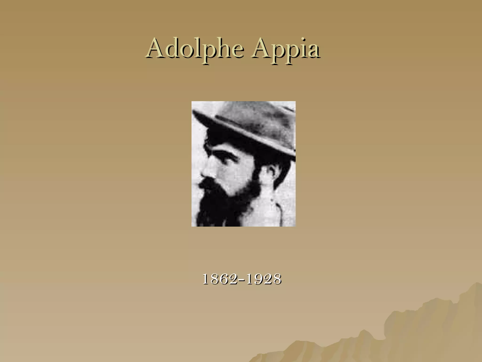 Adolphe Appia resource pack | PPT